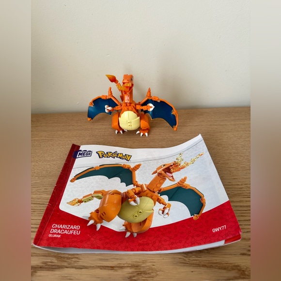 Toys | Pokmon Mega Construx Charizard Building Set 10 No Box ...